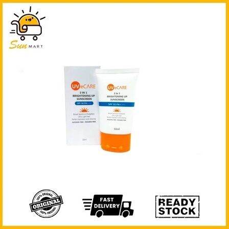 UV ECARE 3IN1 BRIGHTENING UP SUNSCREEN SPF50 PA+++ (50ML) | Lazada