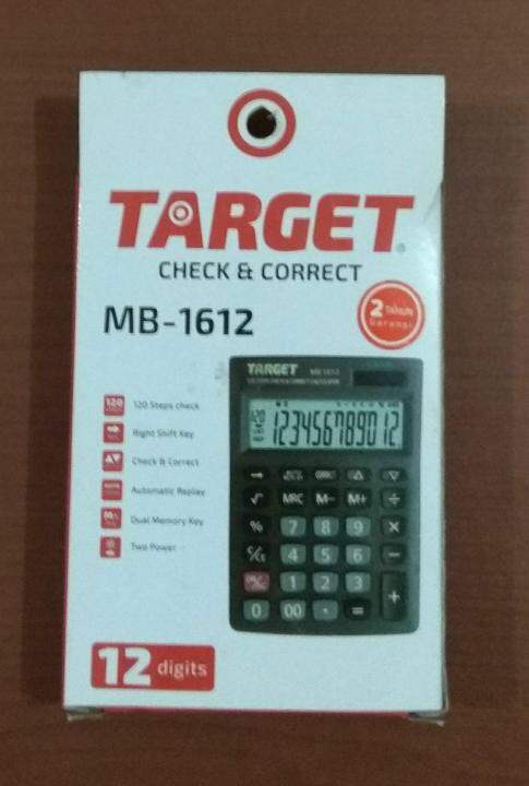 TARGET Kalkulator tipe MB1612 (1 pc) | Lazada Indonesia