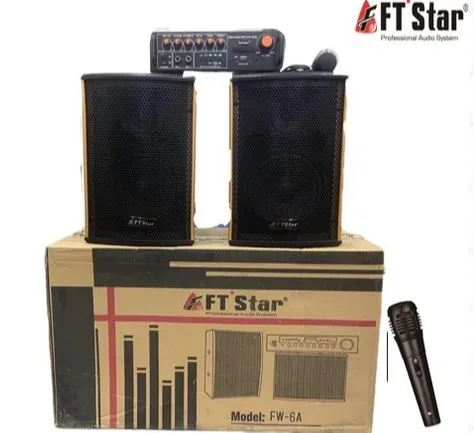 Megapro ft-star karaoke set Promac Speaker system FW-6A with AV-1000USB ...