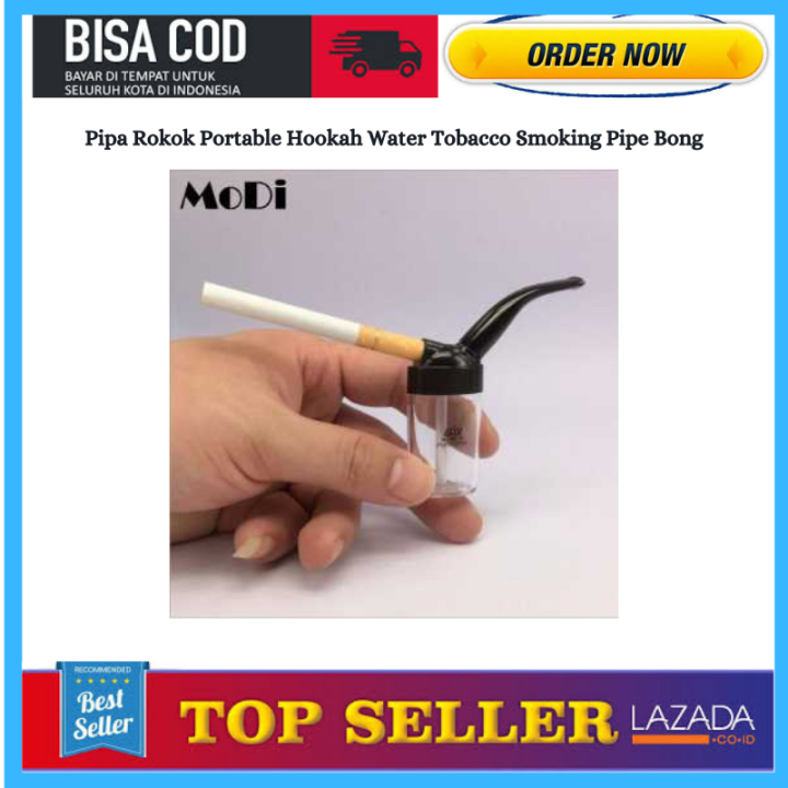 Pipa Rokok Portable Hookah Water Tobacco Smoking / Pipa Rokok Mini ...