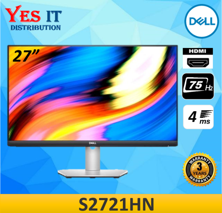 Dell S2721HN 27 " INCH FULL HD 75Hz 4MS IPS MONITOR (HDMI) | Lazada