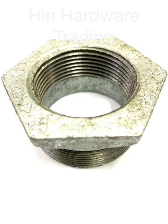 80mm Galvanized Iron ( GI ) Pipe Fitting Reducing Bush / Bush Besar ke ...