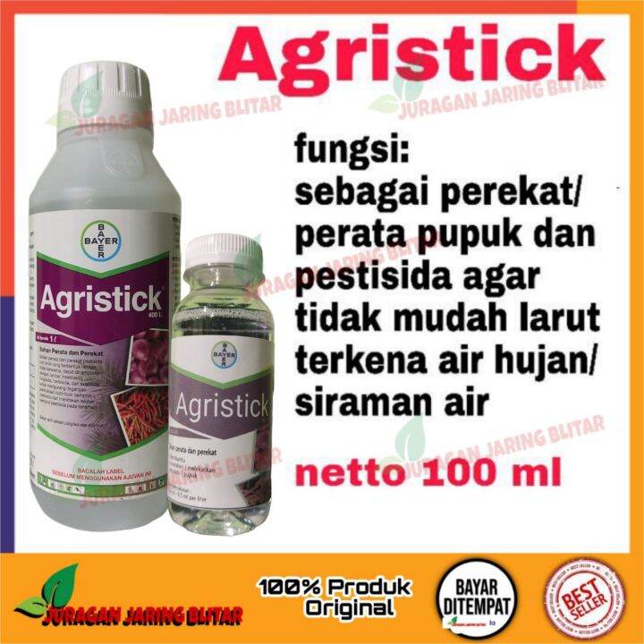 Agristick 100 perekat perata pupuk dan pestisida untuk tanaman | Lazada ...