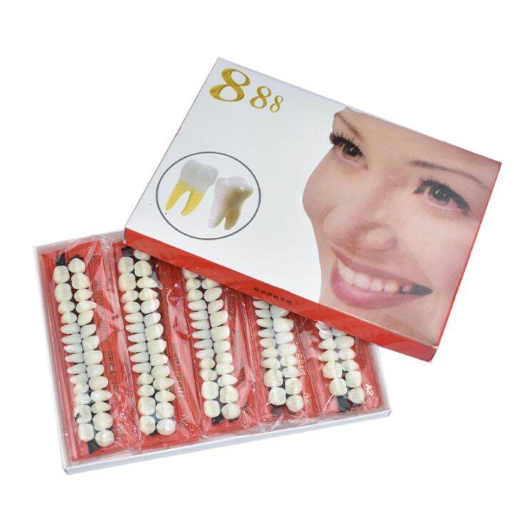 28pcs/set Resin Denture Teeth Model 3d Shade Guide Color Comparator ...