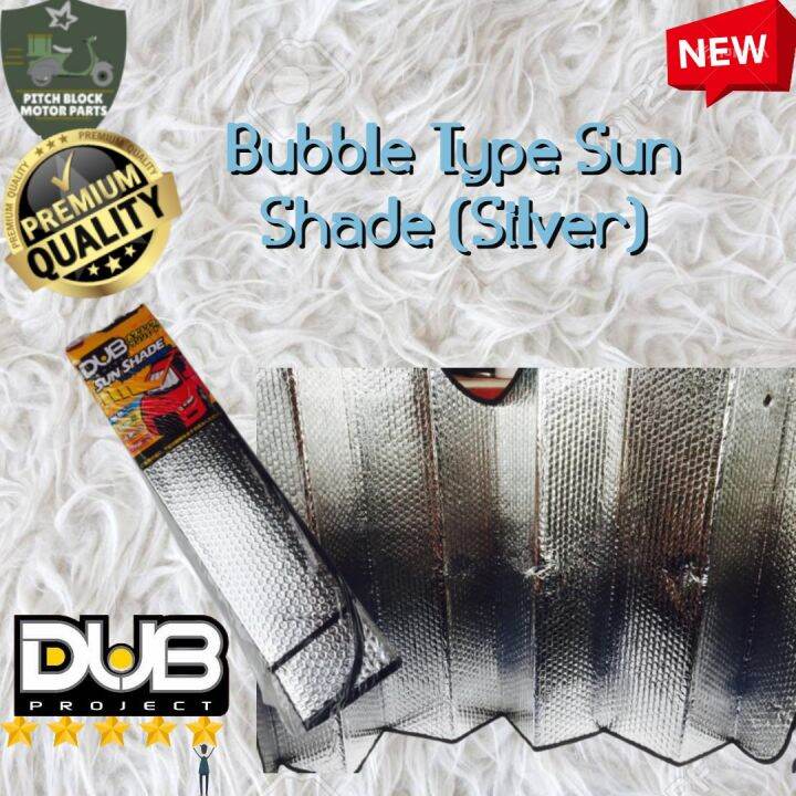 MOTORS Bubble Type Sun Shade (Silver) for All Cars | Lazada PH