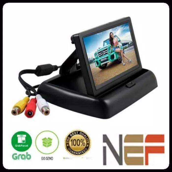 MONITOR MINI MODEL LIPAT 4.3 INCHI BUAT TRACKING PARABOLA ATAU MONITOR ...