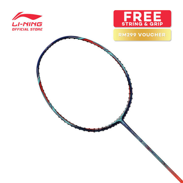 LI-NING AERONAUT 9000C BADMINTON RACQUET - BLUE/RED - AYPP122-4 | Lazada