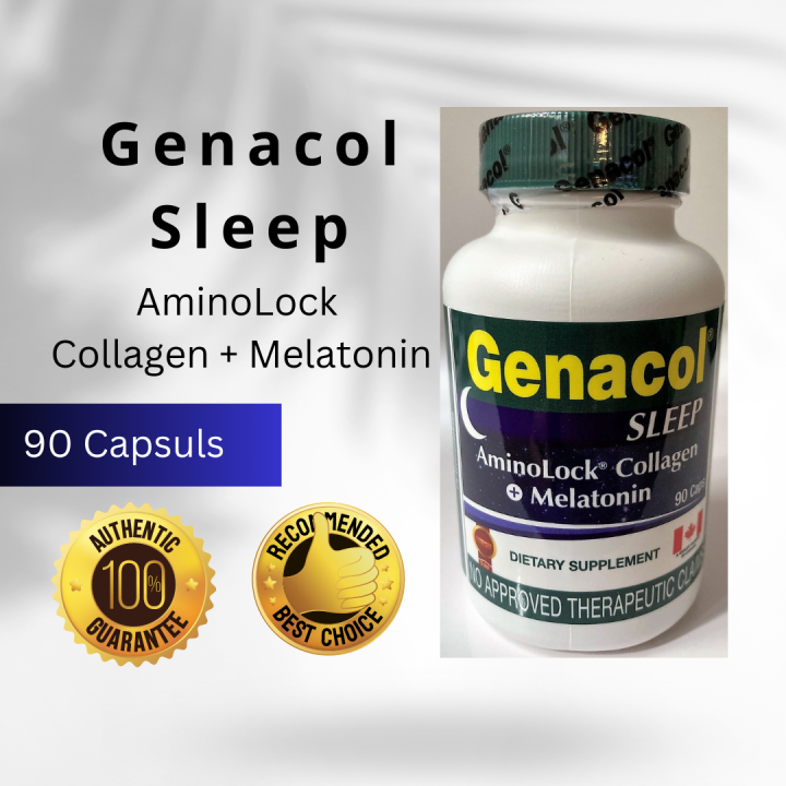 Genacol Sleep AminoLock Collagen with Melatonin 90 Capsules | Lazada PH