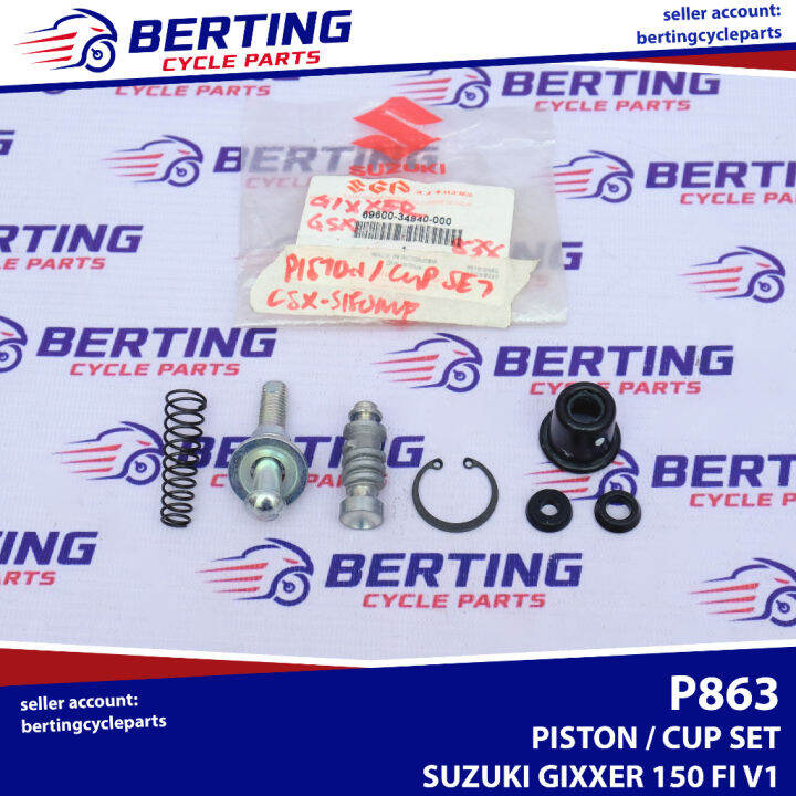 SGP REAR BRAKE MASTER REPAIR KIT Suzuki Gixxer 150 FI V1 Genuine 69600 ...