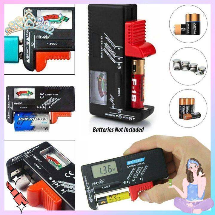 GVGSX9N Button Cell Test Tool Electricity Tester BT-168 Voltage Checker ...