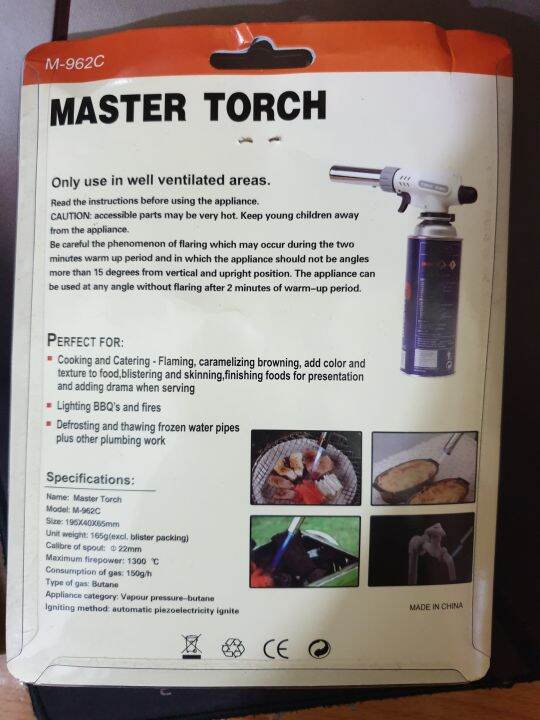 đèn khò gas master torch M-962C | Lazada.vn
