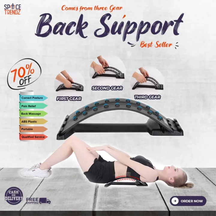 🔥 Magic Back Support Multi-Level Stretching Device, Back Muscle ...