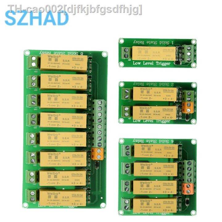 ﺴ☂♗ 1 2 4 8 Channel 5V 12V 24V low-level Trigger DC Control AC Solid ...