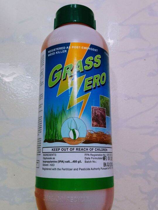 GRASS ZERO WEED KILLER HERBICIDE (LITER) | Lazada PH