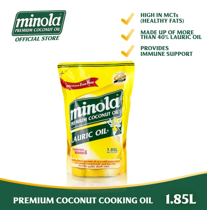 Minola Premium Coconut Cooking Oil SUP 1.85L | Lazada PH