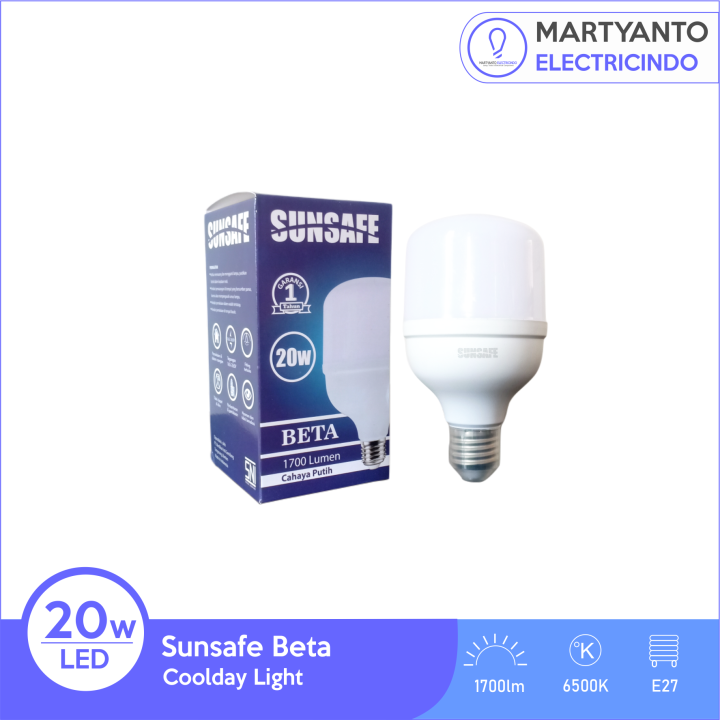 Lampu LED Sunsafe Beta 20 Watt Warna Putih | Lazada Indonesia