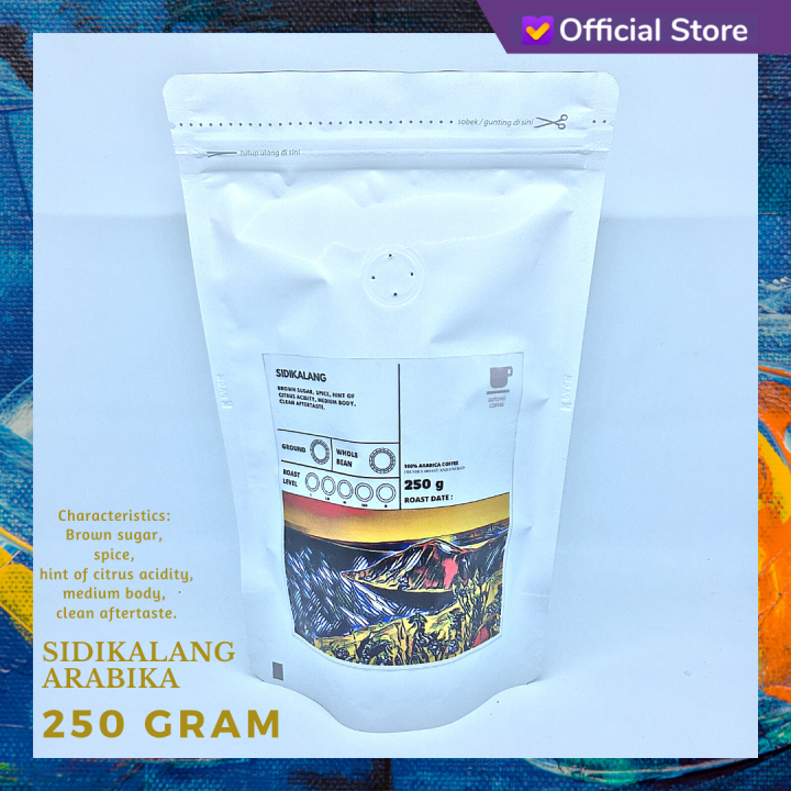 [ESPRESSO/MEDIUM DARK] KOPI ARABIKA SIDIKALANG 250 GRAM BIJI DAN BUBUK ...