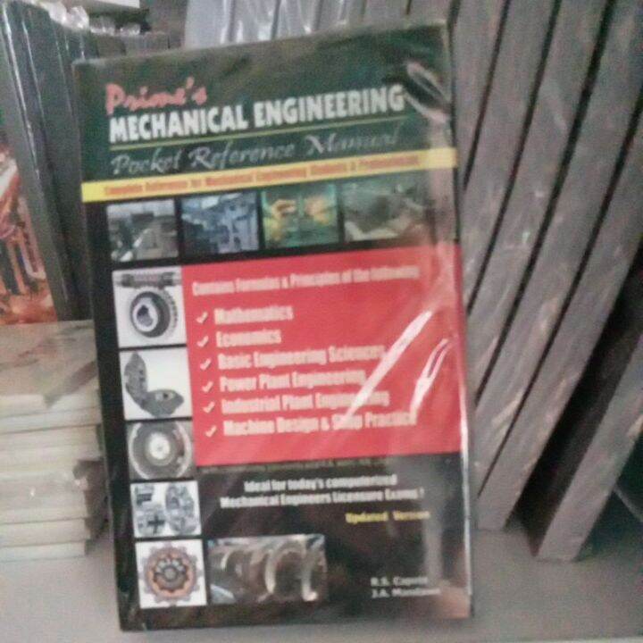 prime mechanical engineering pocket reference manual | Lazada PH
