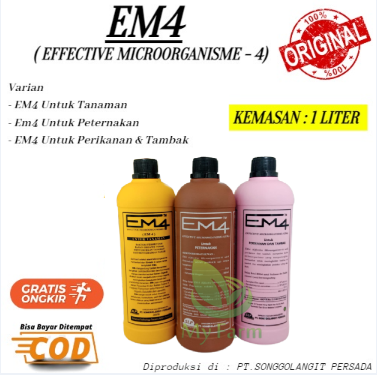 Em4 1 Liter Untuk Peternakan Pertanian Dan Perikanan Atau ( Pupuk ...