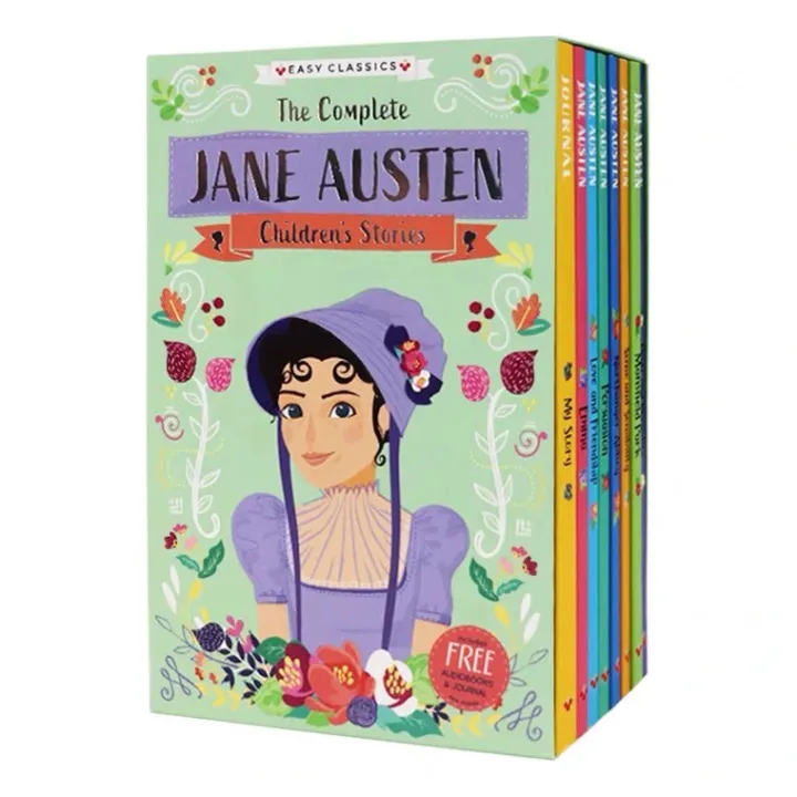 Jane Austen Children’s Stories 7 books and 1 notebook box set classics ...