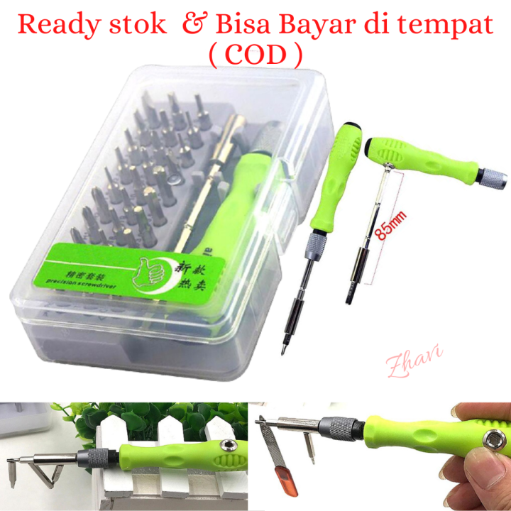 Obeng Set Komplit Servis Hp Full 30 in 1 / Obeng Reparasi Torx 30 in 1 Multifungsi Untuk Servis ...