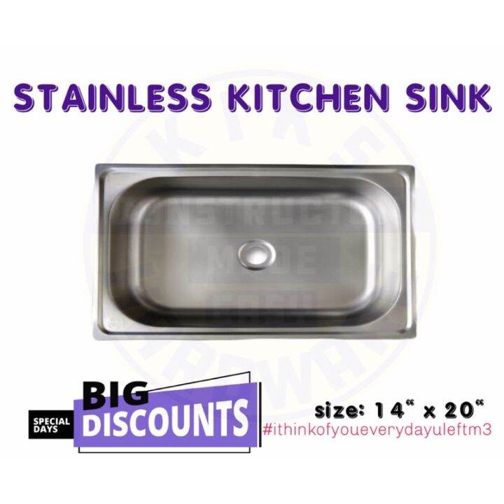 Kitchen Sink Stainless 14x20 Golden Dragon | Lazada PH