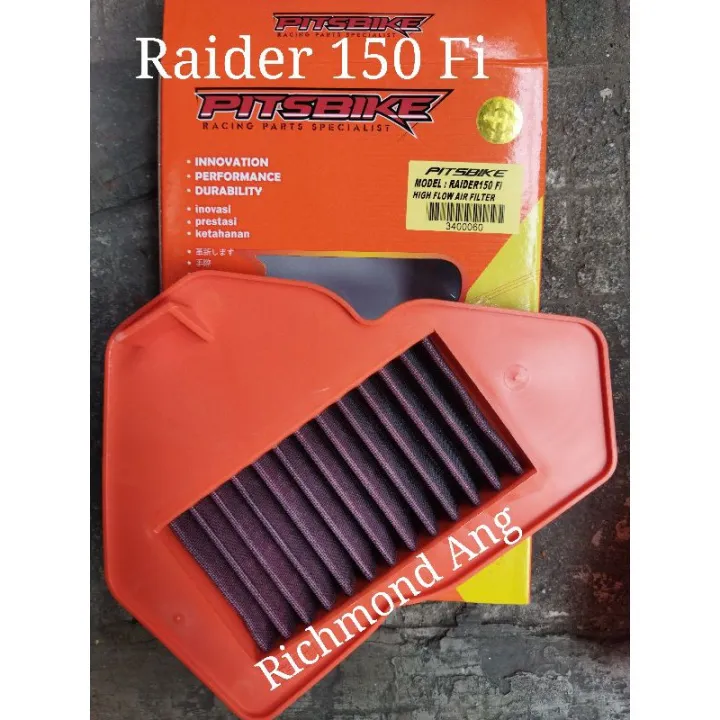 【factory outlet】 pitsbike racing washable raider 150 fi r150 airfilter ...