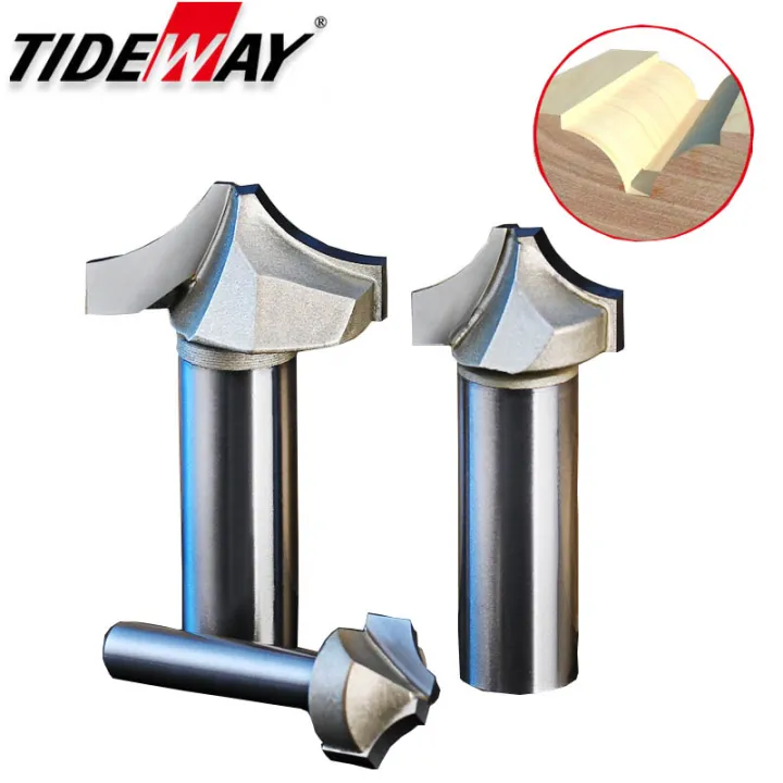 Tideway Tungsten Carbide Arc Router Bits R Angle Professional Grade ...