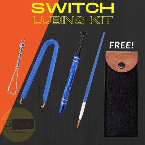 ♩Switch Lubing kit Lubing tools for Mechanical Keyboard 4pc SET ...