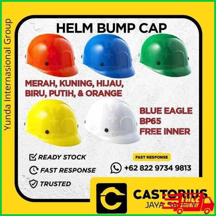 Helm Proyek Bump Cap Blue Eagle Bp65 Helm Safety Bump Cap Blue Eagle ...
