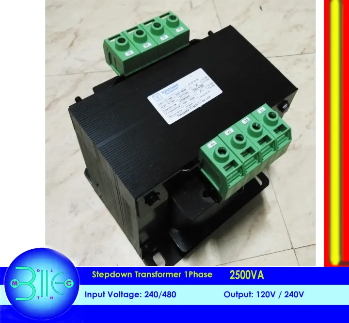 Industrial Control Transformer Brand: “Yokoyama” Rating Capacity: 2500VA, Primary Voltage: 240 ...