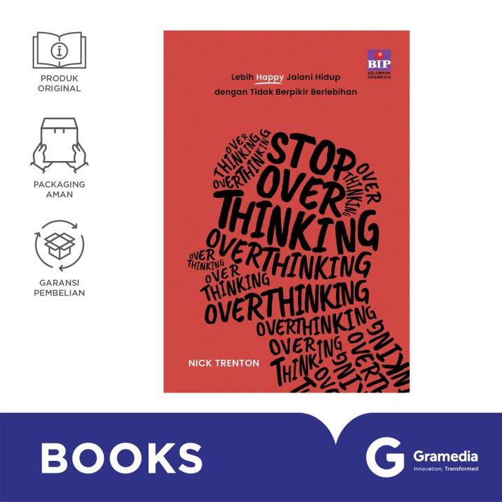 Buku Stop Overthinking: Lebih Happy Jalani Hidup dengan Tidak Berpikir ...