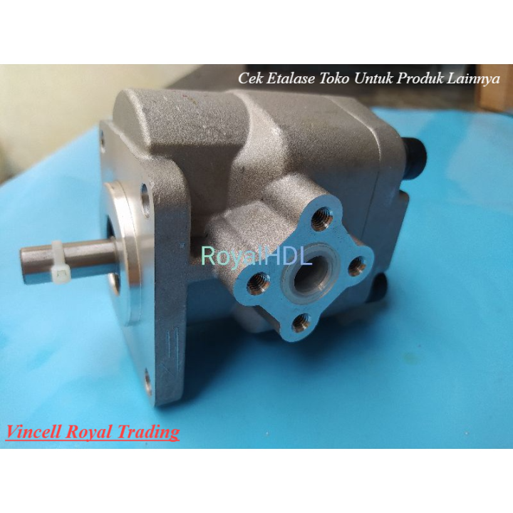 hydraulic gear pump oil hgp-2a-f-11r-w1-4bj hidrolik gearpump pompa oli 11cc | Lazada Indonesia