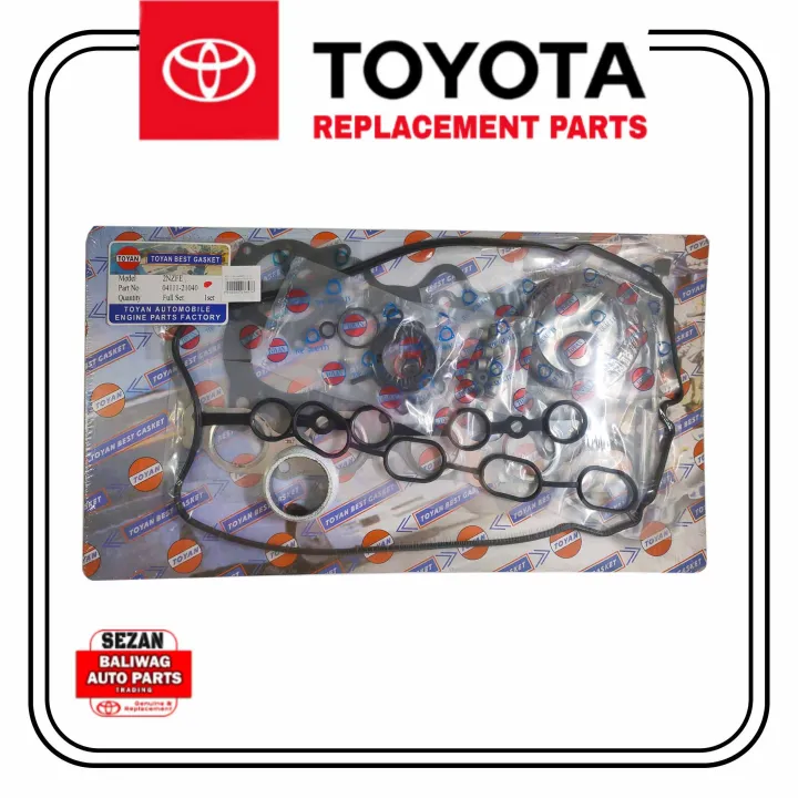 TOYAN ENGINE OVERHAUL GASKET METAL TYPE COROLLA ALTIS YARIS VIOS 1NZFE ...