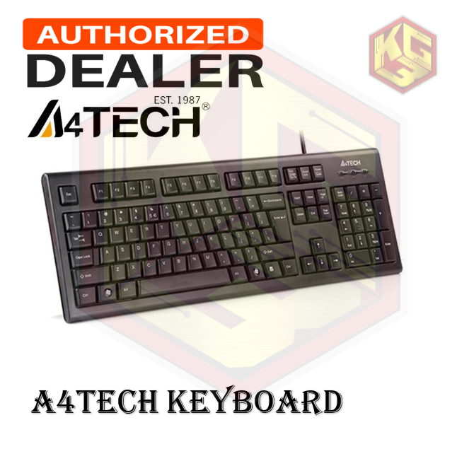 A4Tech Keyboard KRS-85 Comfortable A-Shape USB Keyboard Black | Lazada PH