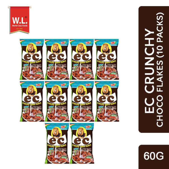 WL FOODS EC Crunchy Choco Flakes 60g | Lazada PH