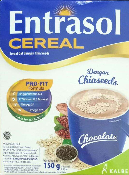 Entrasol Cereal 150G PRO-FIT / Entrasol Cereal Minuman Serbuk ...