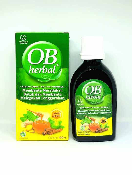 OB HERBAL sirup obat batuk herbal - melegakan pernafasan | Lazada Indonesia