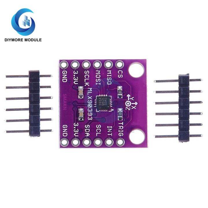 MLX90393 CJMCU 90393 Digital 3D Hall Sensor Module Displacement Angle Rotate 3D Position Sensor ...