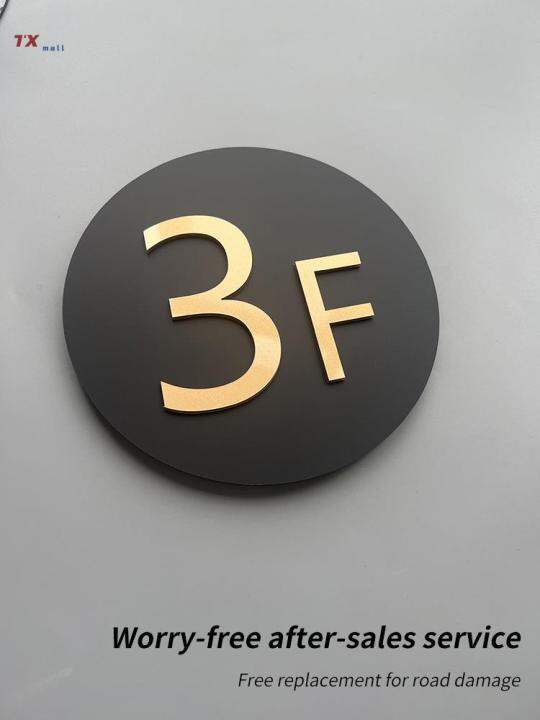 【TX】 Acrylic Floor Plate Floor Number Unit Plate Building Elevator ...