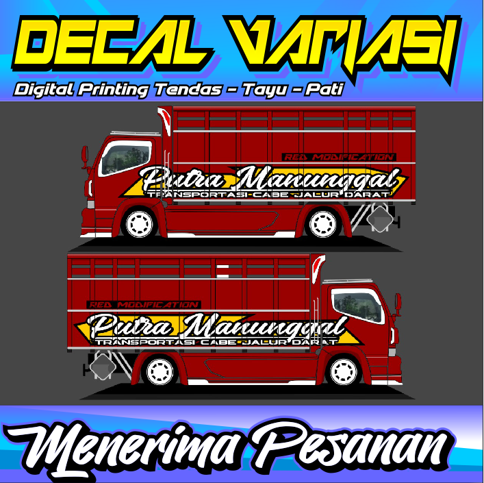 [TERBARU]Stiker Bak Samping Truk Stiker Variasi Truk Stiker Bak Putra ...