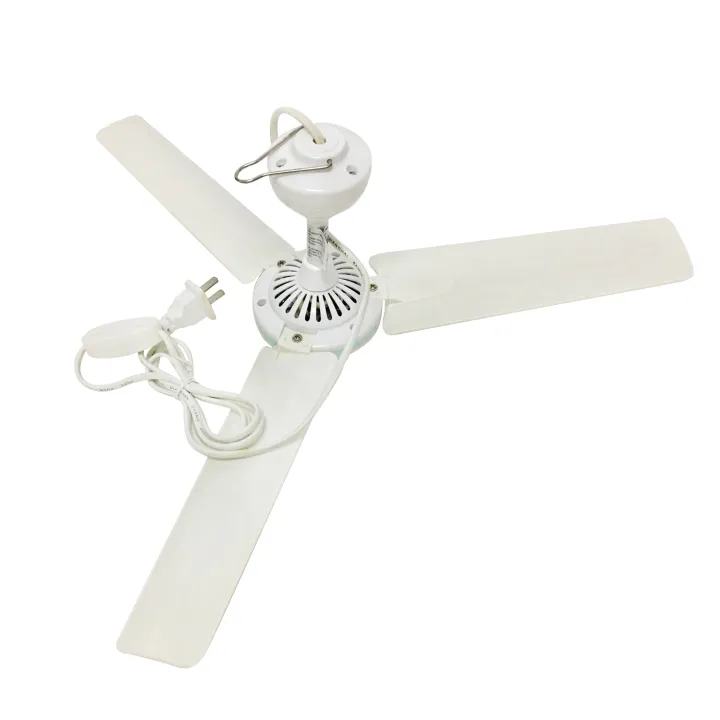 Premium Electric Ceiling Fan with 3 Blades 490mm in white FS-02 | Lazada PH