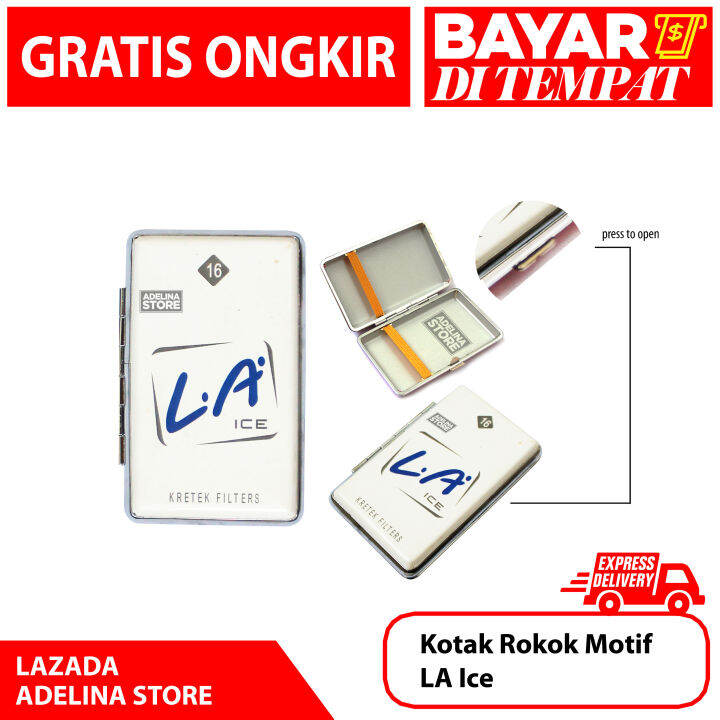 Kotak Rokok Logo Brand Rokok LA Biru | Lazada Indonesia