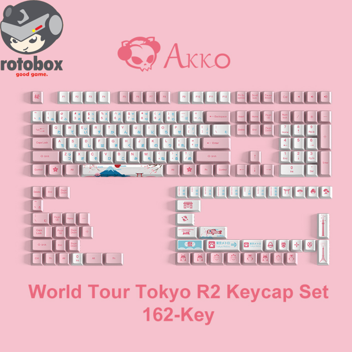 AKKO World Tour Tokyo R2 Keycap Set (162-Key) | Lazada PH