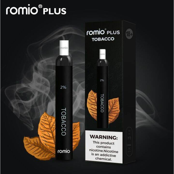 【COD】 Romio Plus Tobacco Flavor (Disposable Vape) | Lazada PH