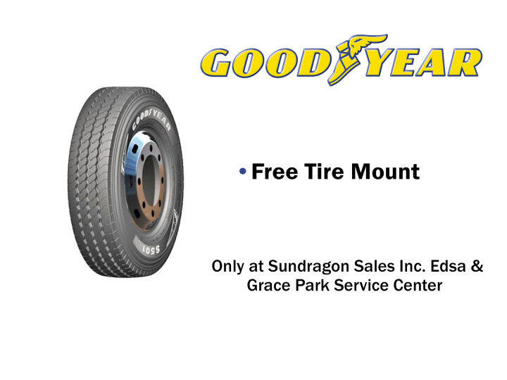 Goodyear LT700 R16 118/114L S501 (Rib Type) Steel Belted Truck Tire ...