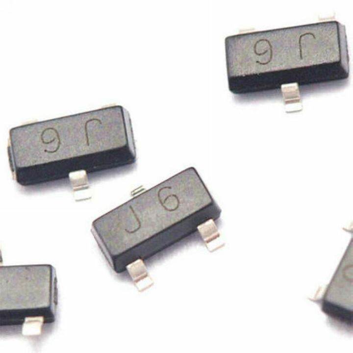 50PCS S9014 J6 0.1A 45V NPN SOT-23 SMD Transistor | Lazada PH