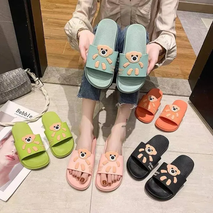 New Fashion Cute Design Slippers For Women 1911-23L | Lazada PH