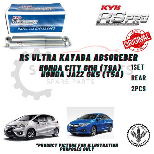 HONDA CITY GM6 (T9A) / HONDA JAZZ GK5 (T5A) (REAR) KAYABA (KYB) RS-ULTRA HEAVY DUTY & HIGH ...