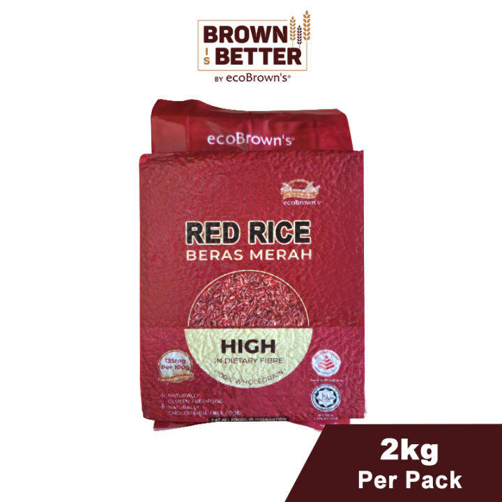 EcoBrown’s Red Rice 2KG | Lazada